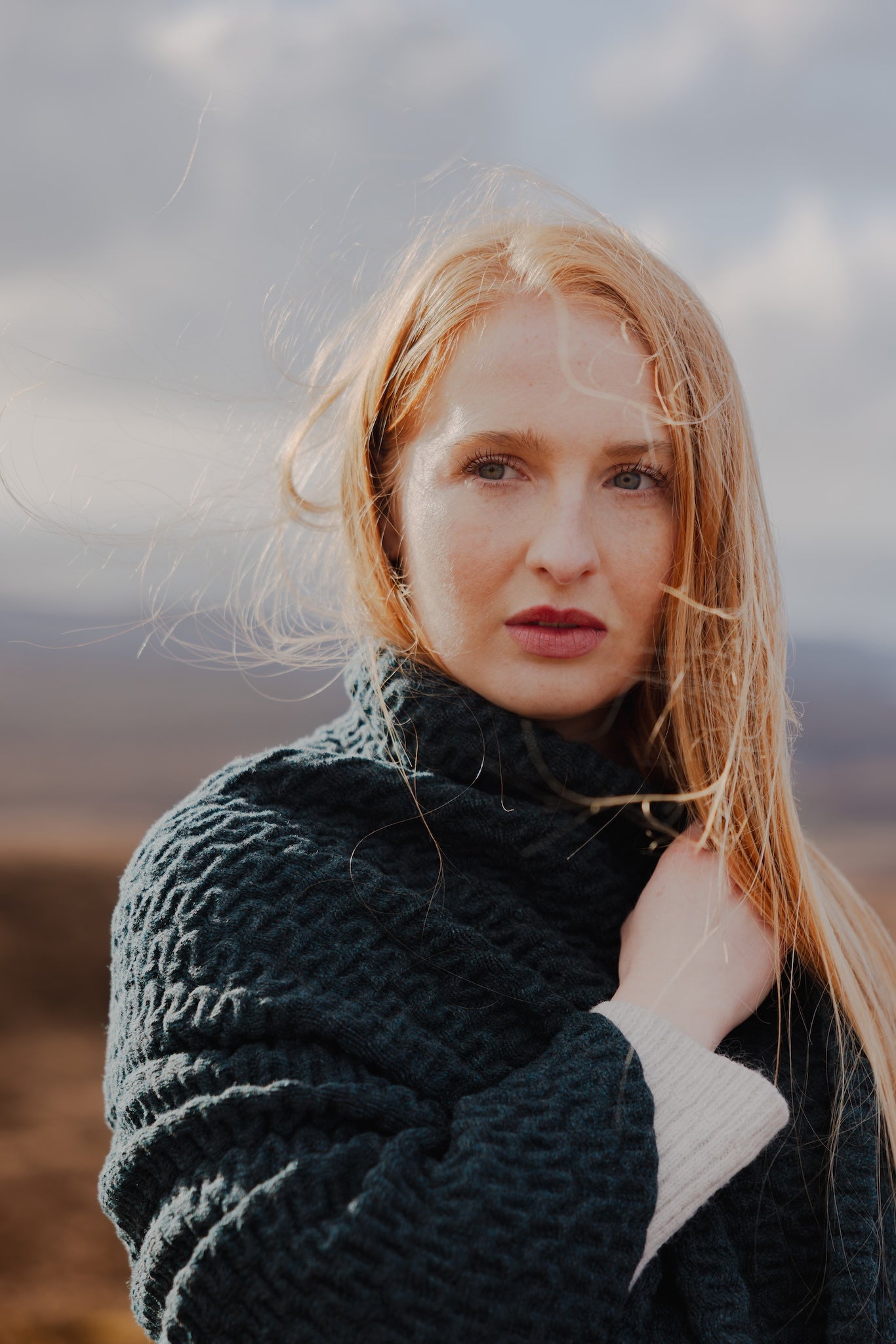 Feàrna Shawl Midnight Forest - Eas Fors