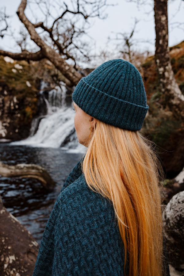 Feàrna Shawl Midnight Forest - Eas Fors